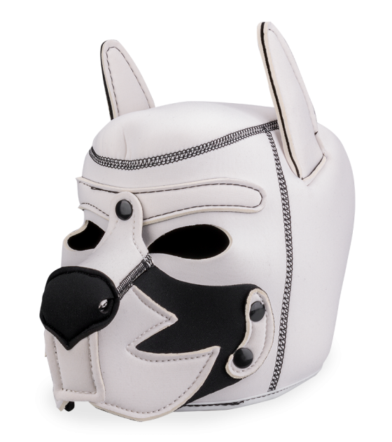 Cagoule de chien en néoprène avec moustache Puppy Play - LOVE AND VIBES